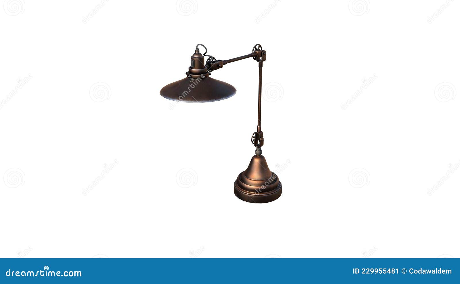 3d Model of a Table Lamp in Different Angles and Poses Rendered for ...