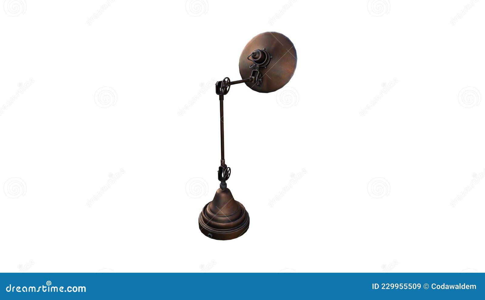 3d Model of a Table Lamp in Different Angles and Poses Rendered for ...