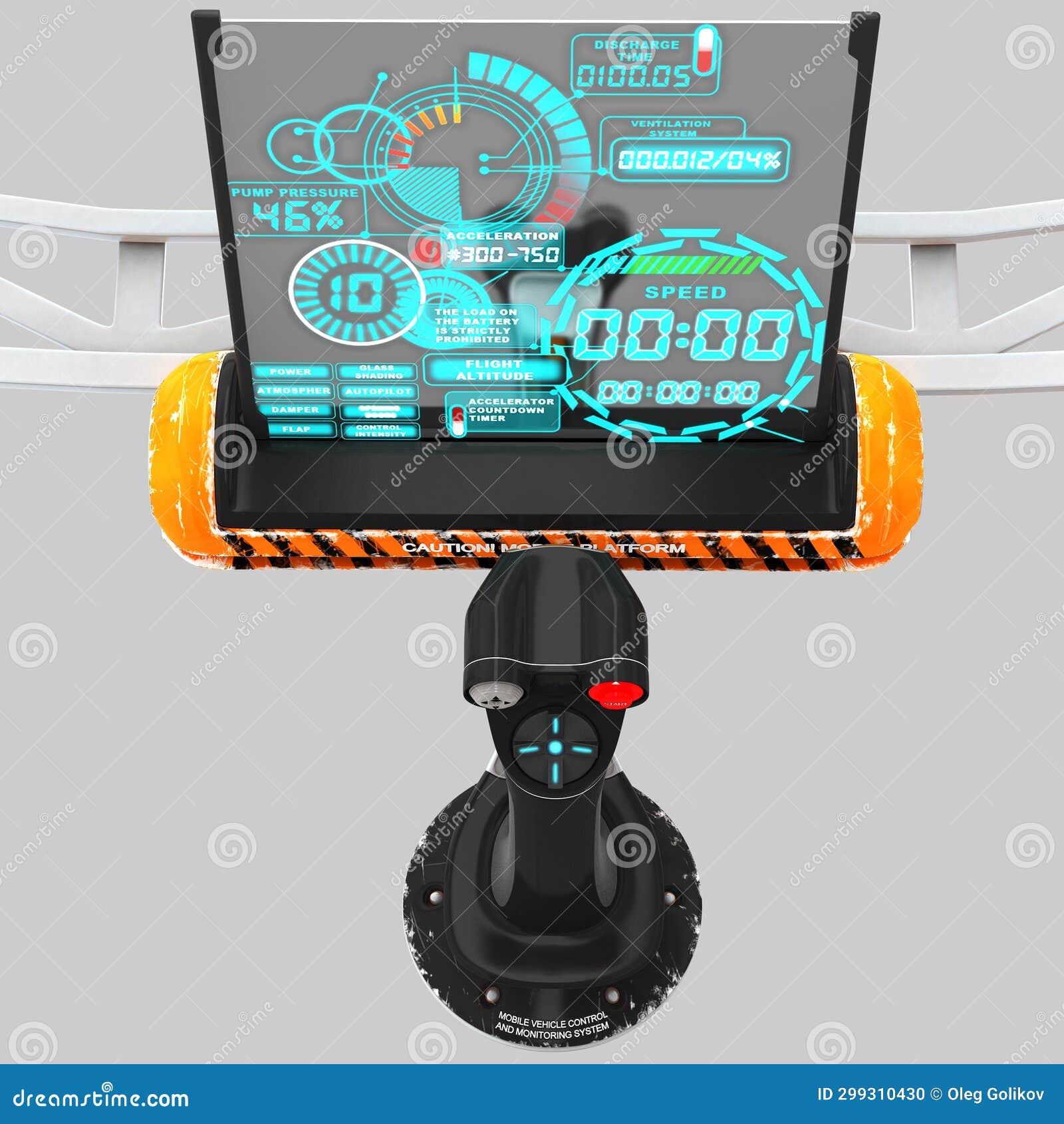 3D Model of a Universal Remote Device for Various Types of Transport ...