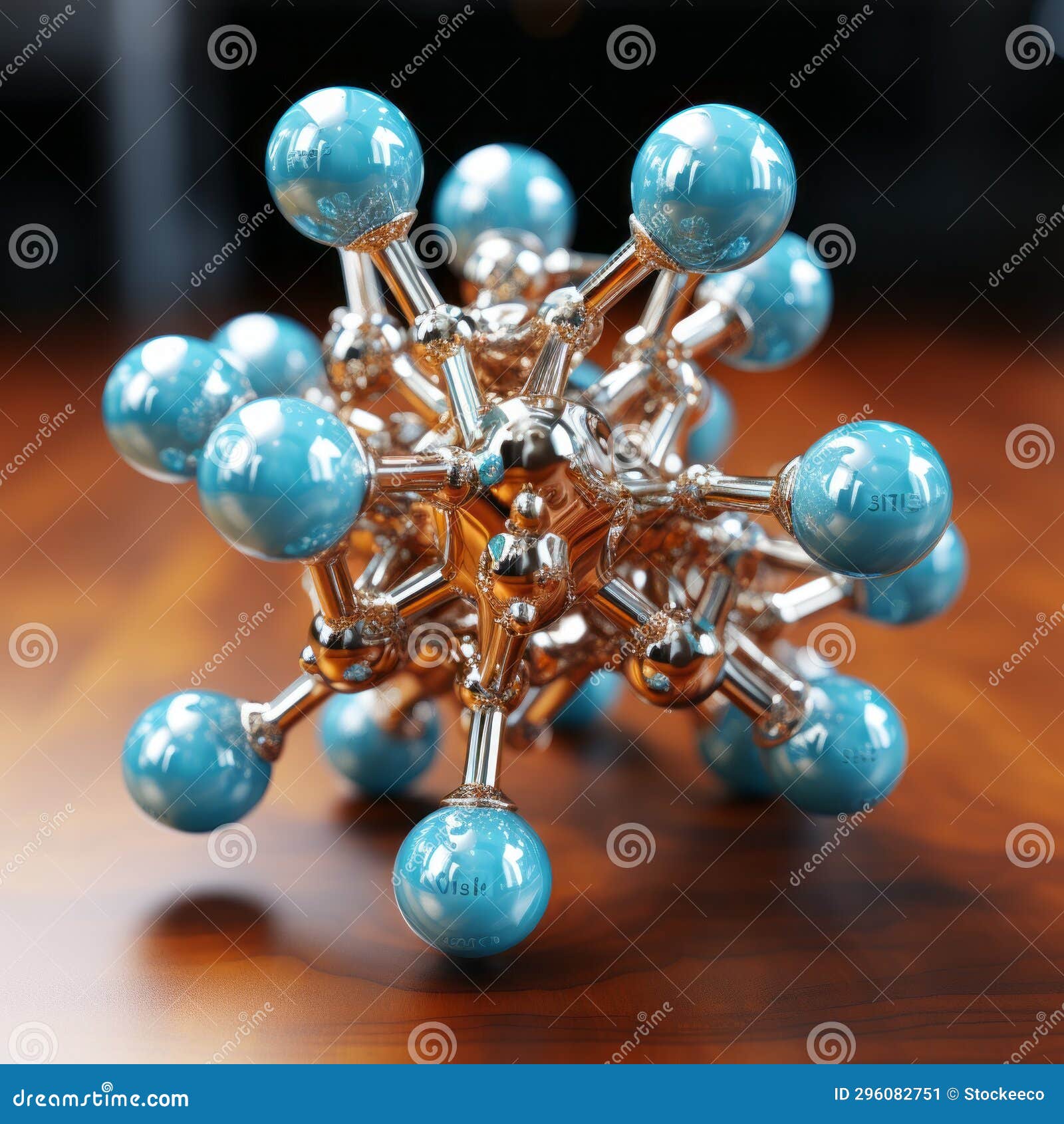 Super Detailed 3d Render of Sodium Bicarbonate Molecule Stock ...