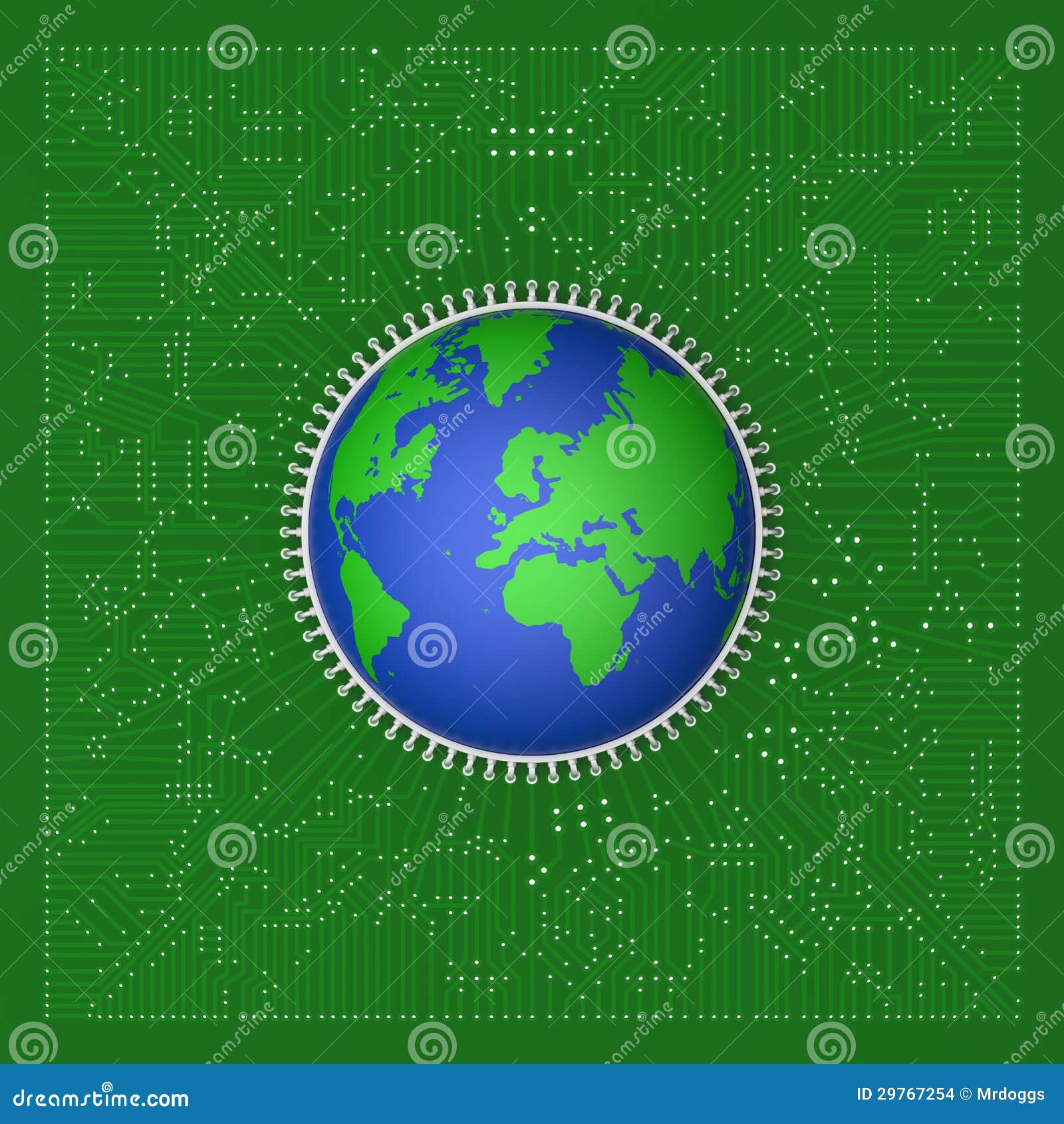 World circuit stock illustration. Illustration of complicated - 29767254