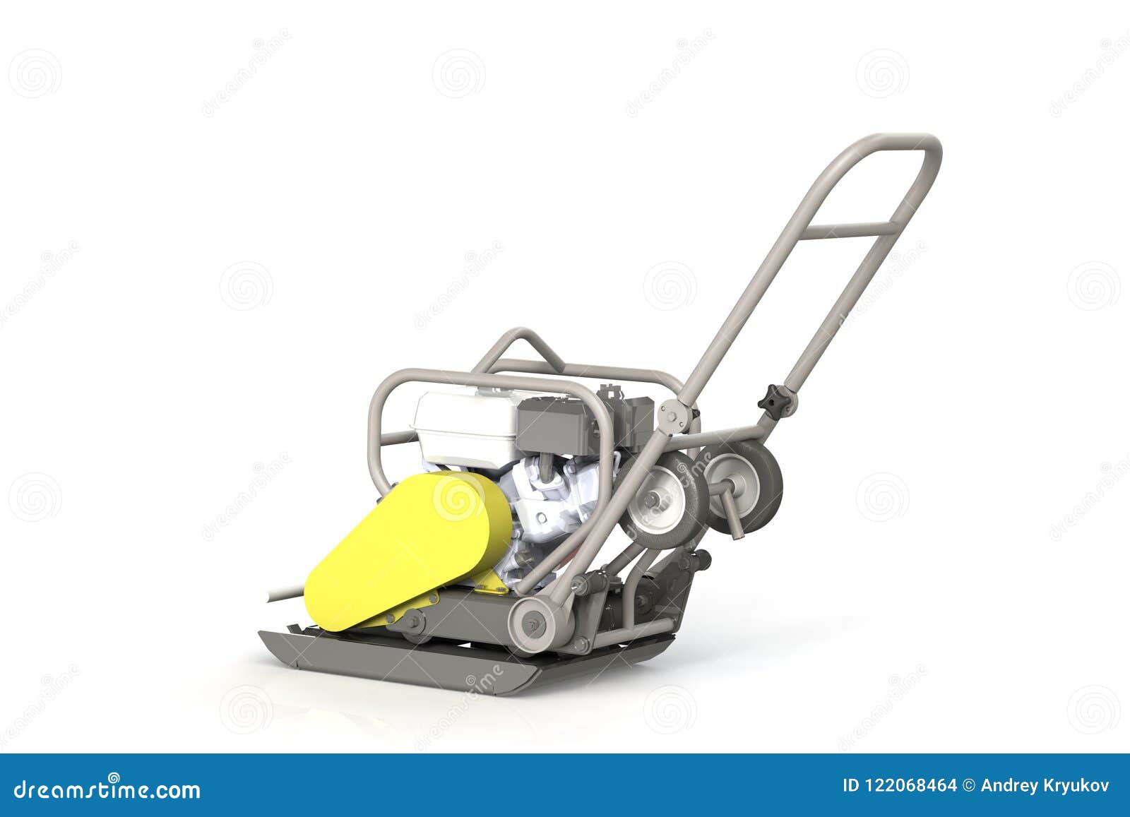 3D Modeling of a Construction Vibration Plate with a Two-stroke ...