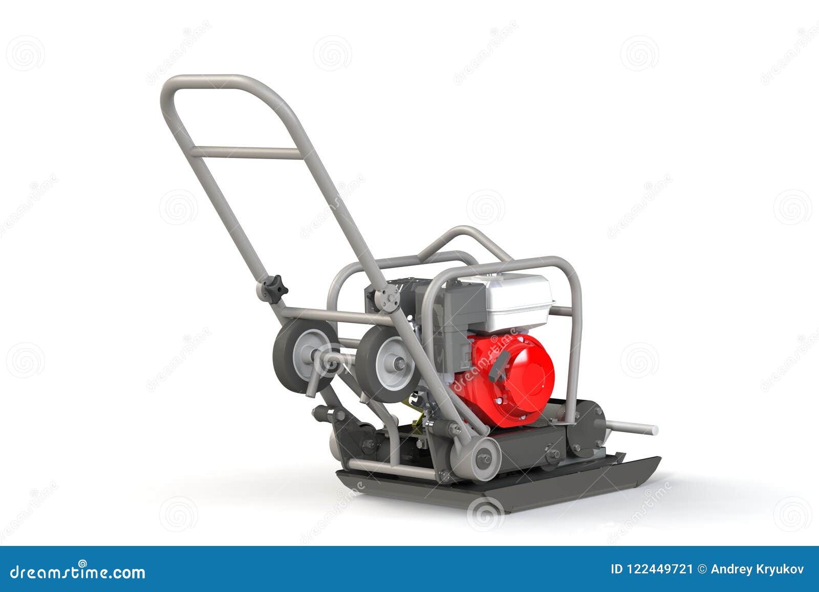 3D Modeling of a Construction Vibration Plate with a Two-stroke ...