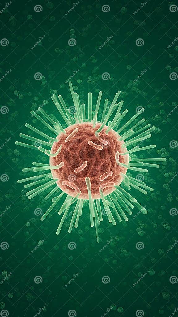 3D Modeling of Germs and Bacteria in the Environment, Simulation from ...