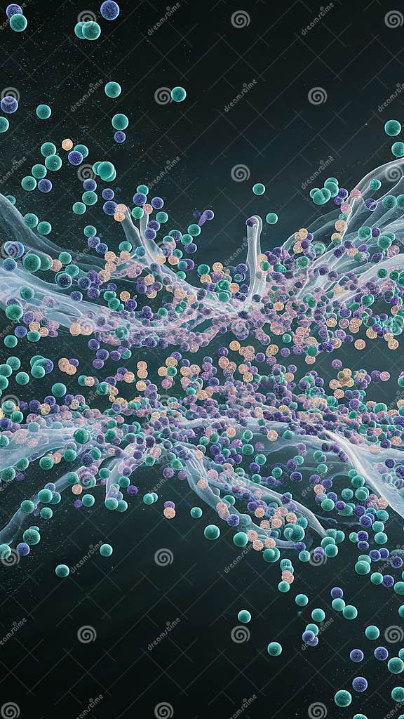 3D Modeling of Germs and Bacteria in the Environment, Simulation from ...