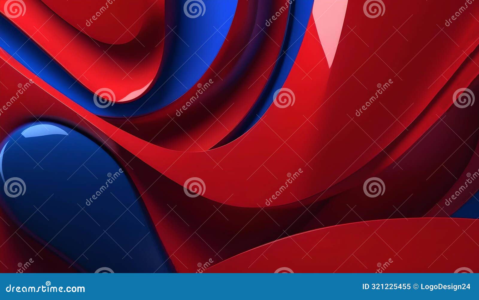 3D Modern Abstract Wave Background, Red or Blue Color Mix Art, Ai ... 3D Modern Abstract Wave Background, Red or Blue Color Mix Art, Ai ...