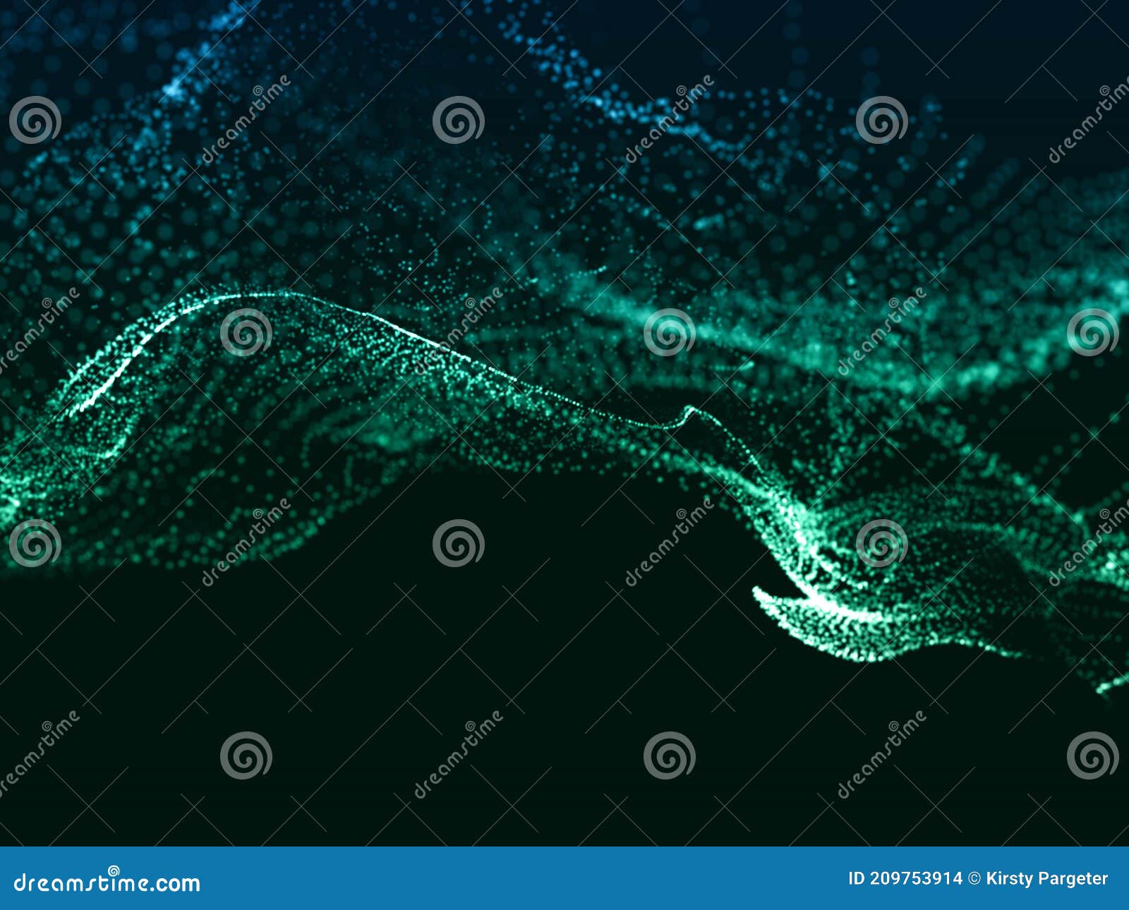 3D Modern Background with Flowing Abstract Particle Design Stock ...