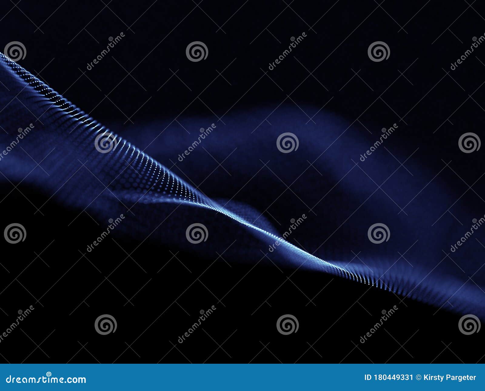 3D Modern Techno Background with Abstract Cyber Particles Stock ...