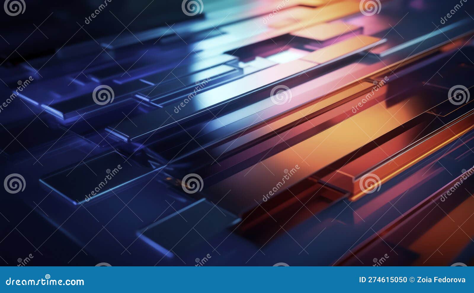 3D Modern Technology Background Stock Illustration - Illustration of ...