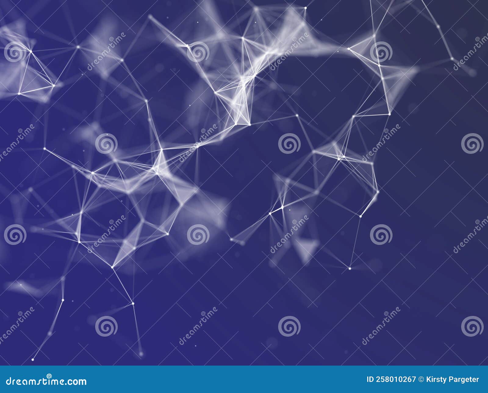 3D Modern Technology Background with Abstract Plexus Design Stock ...