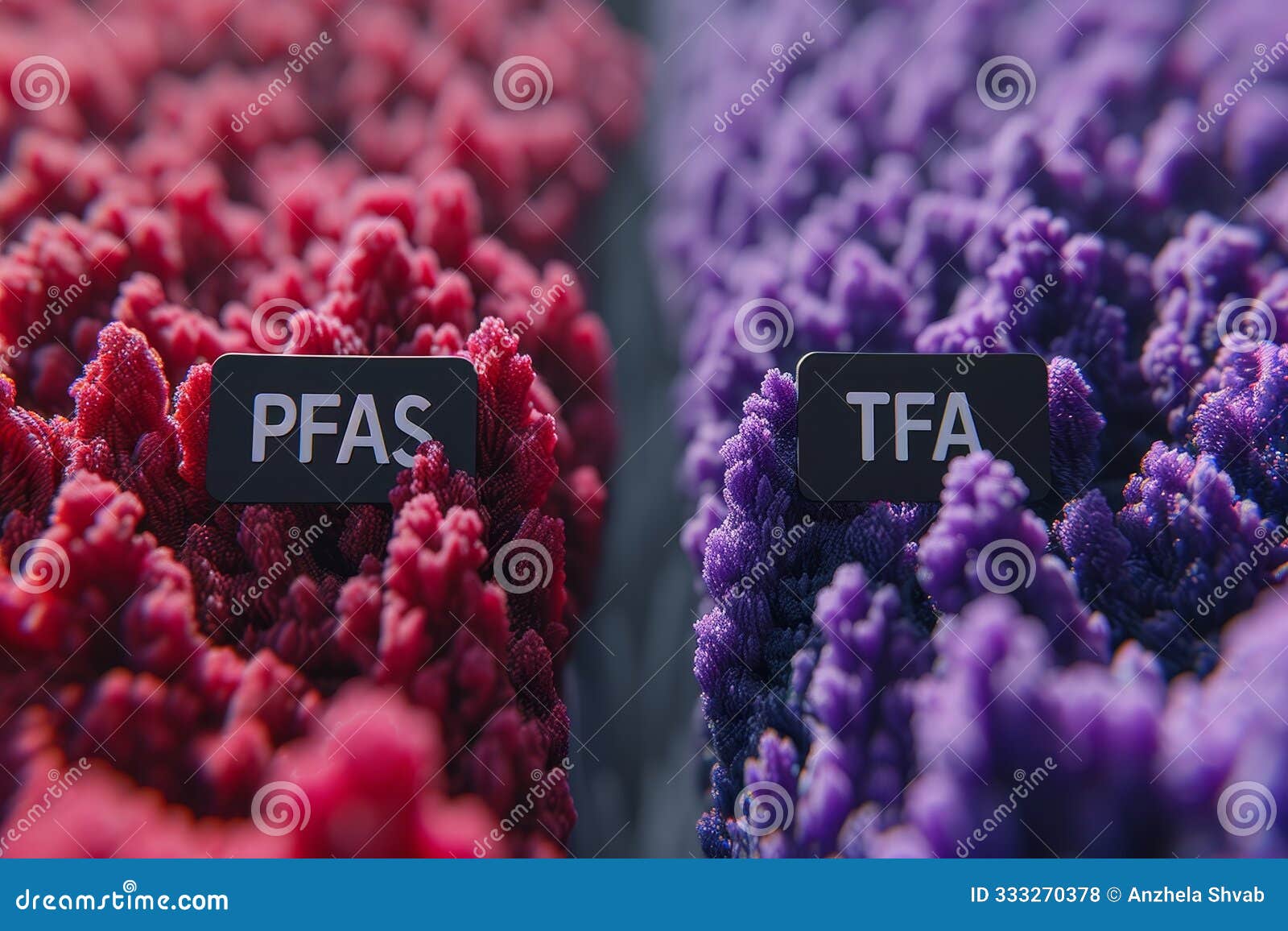 3d Molecular Structure PFAS and TFA Signatures Depicting Environmental ...