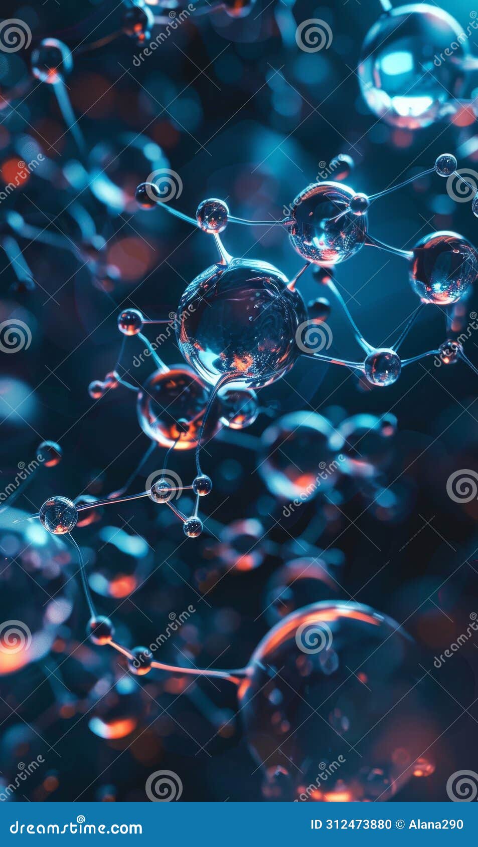 3d Molecules Structure, Biotech or Medical, Pharmaceutical Concept ...