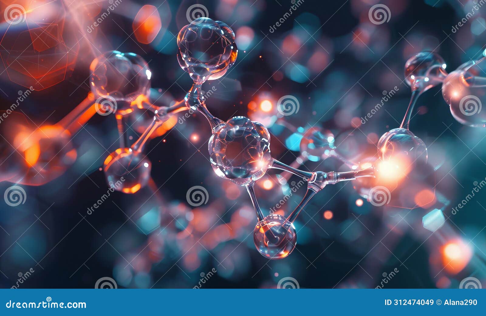 3d Molecules Structure, Biotech or Medical, Pharmaceutical Concept ...