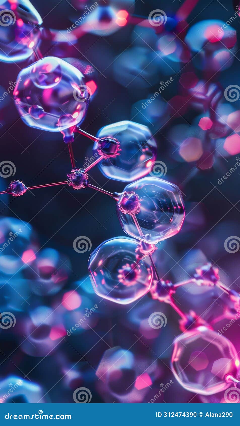 3d Molecules Structure, Biotech or Medical, Pharmaceutical Concept ...