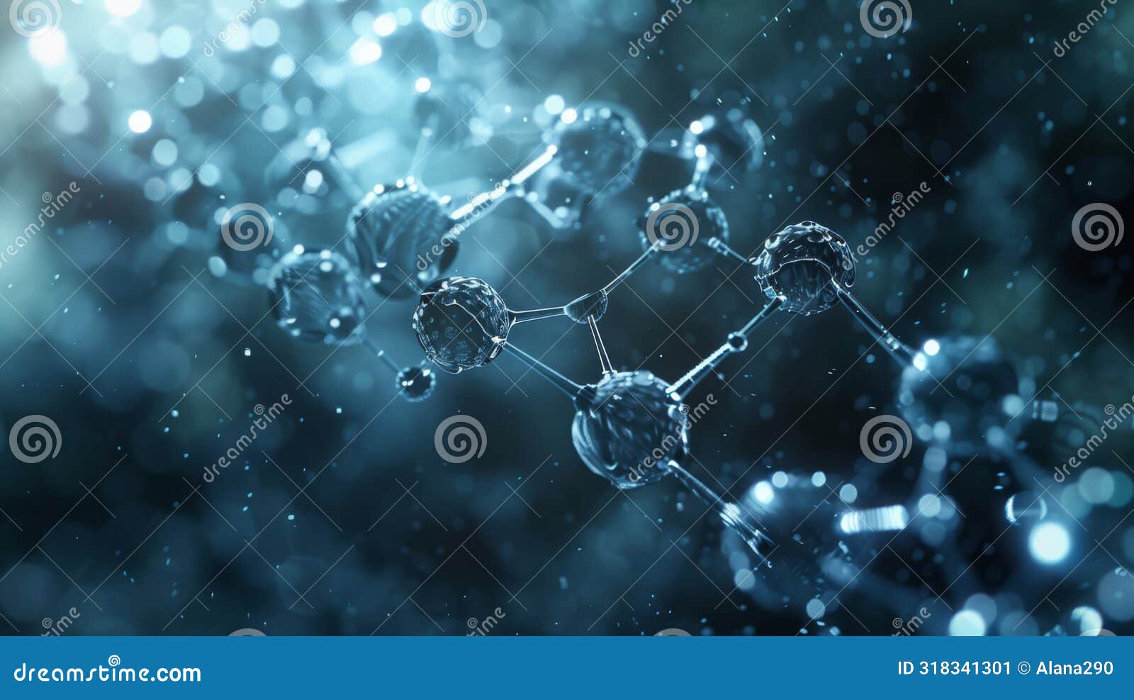 3d Molecules Structure, Biotech Or Medical, Pharmaceutical Concept ...