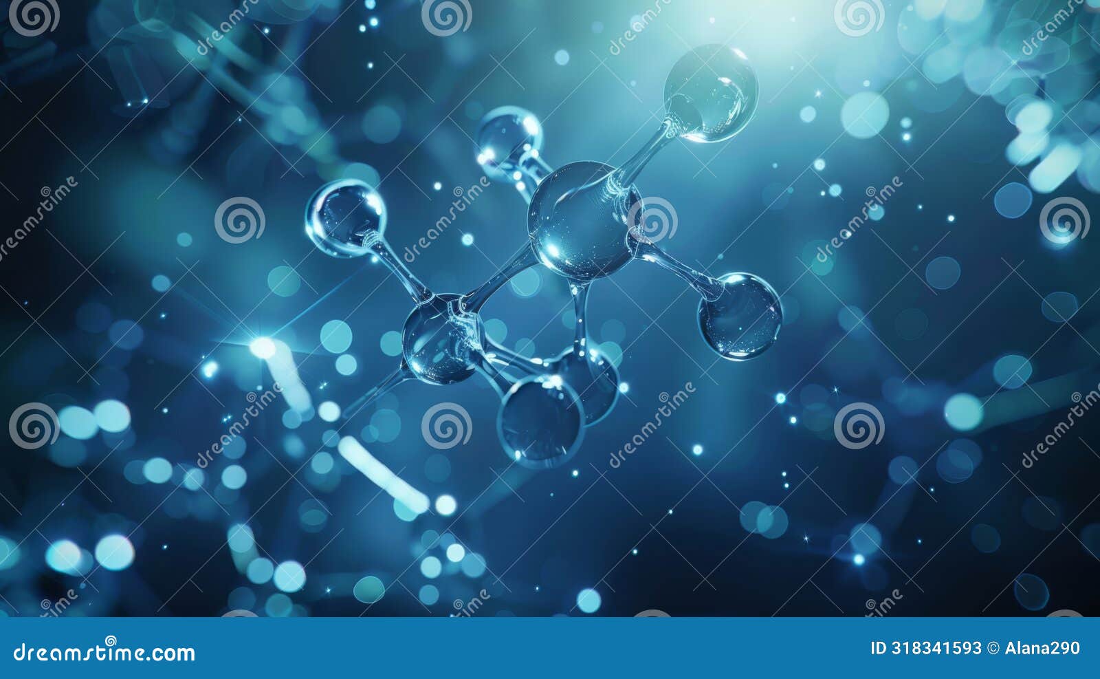 3d Molecules Structure, Biotech Or Medical, Pharmaceutical Concept ...