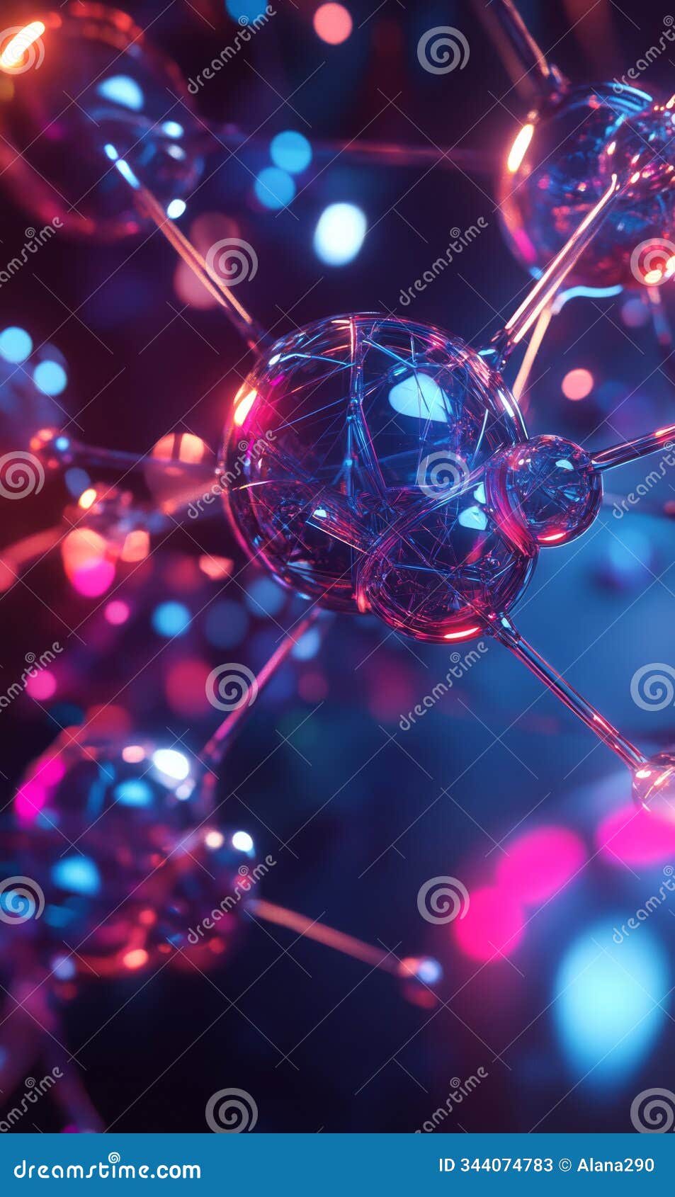 3d Molecules Structure, Biotech or Medical, Pharmaceutical Concept ...