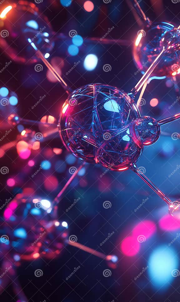 3d Molecules Structure, Biotech or Medical, Pharmaceutical Concept ...