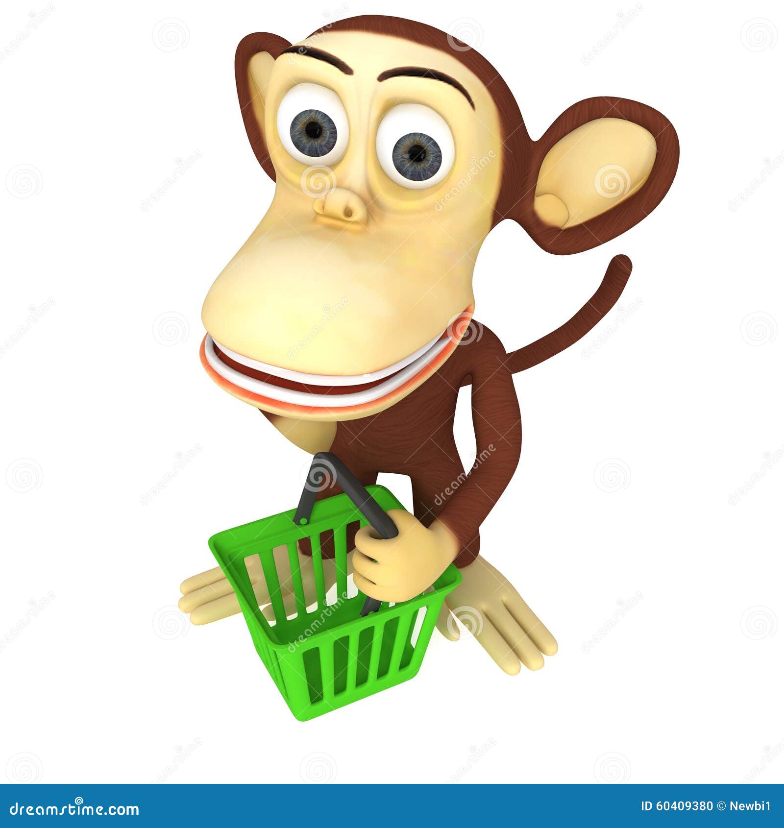 Shopping Monkey With Packages. Cartoon Vector | CartoonDealer.com ...