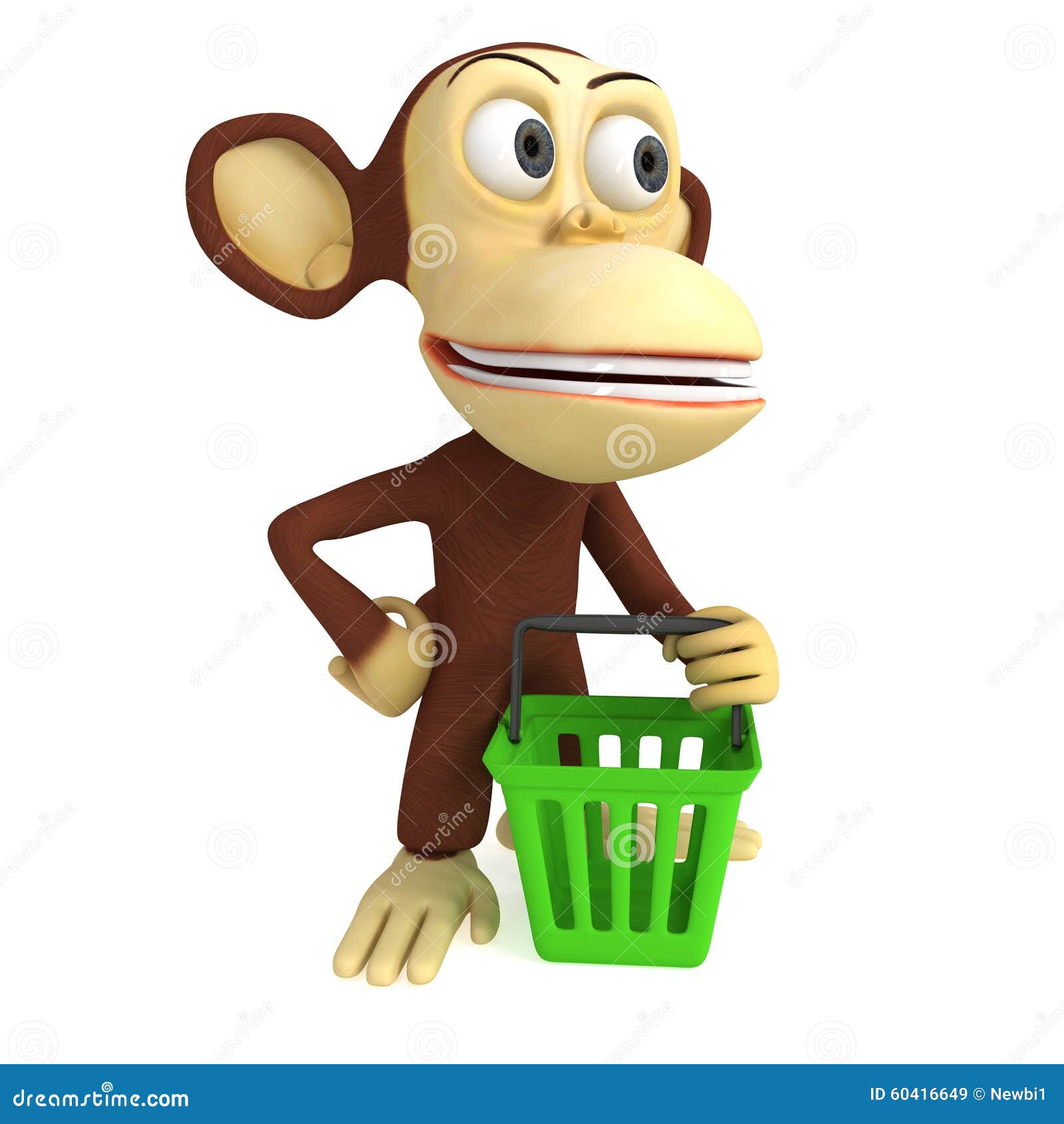 Shopping Monkey With Packages. Cartoon Vector | CartoonDealer.com ...