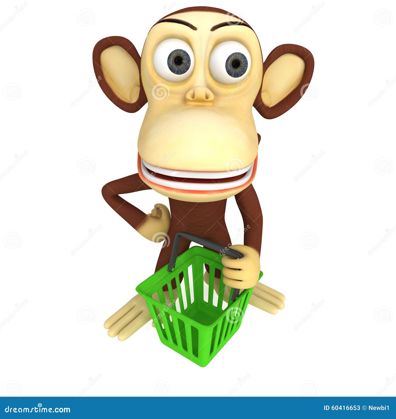 Shopping Monkey With Packages. Cartoon Vector | CartoonDealer.com ...