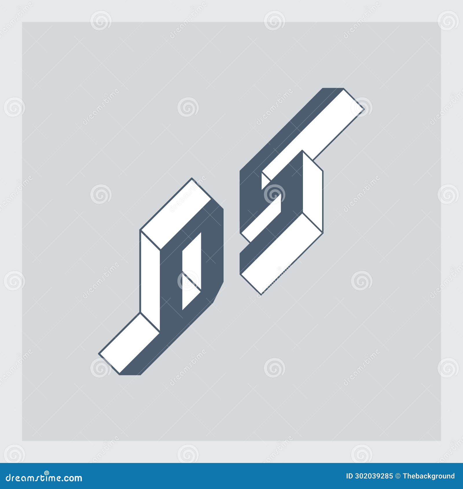 D5 - Monogram or Logotype. Isometric 3d Font for Design. Original ... D5 - Monogram or Logotype. Isometric 3d Font for Design. Original ...