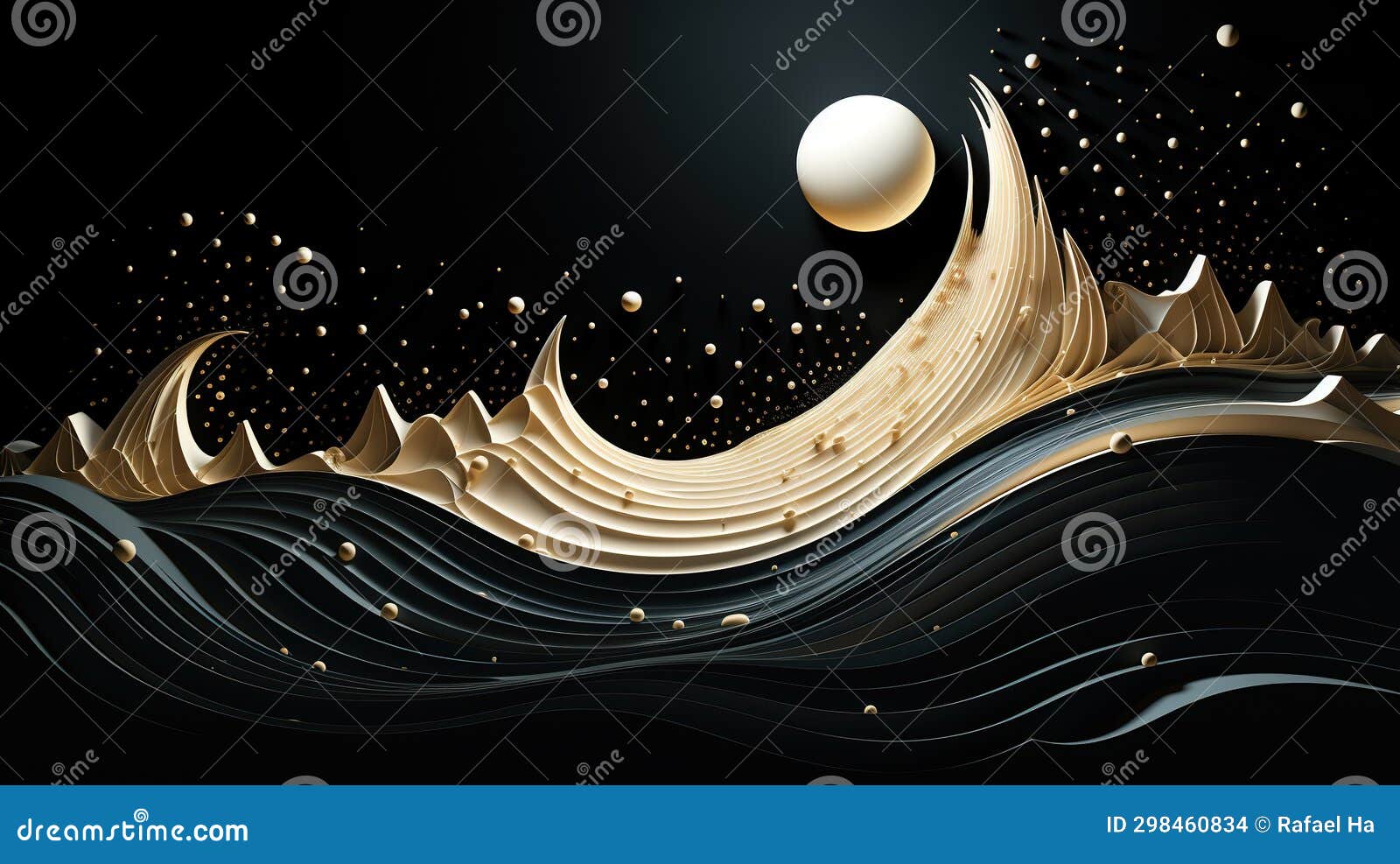 3D moon design stock photo. Image of happy, creative - 298460834