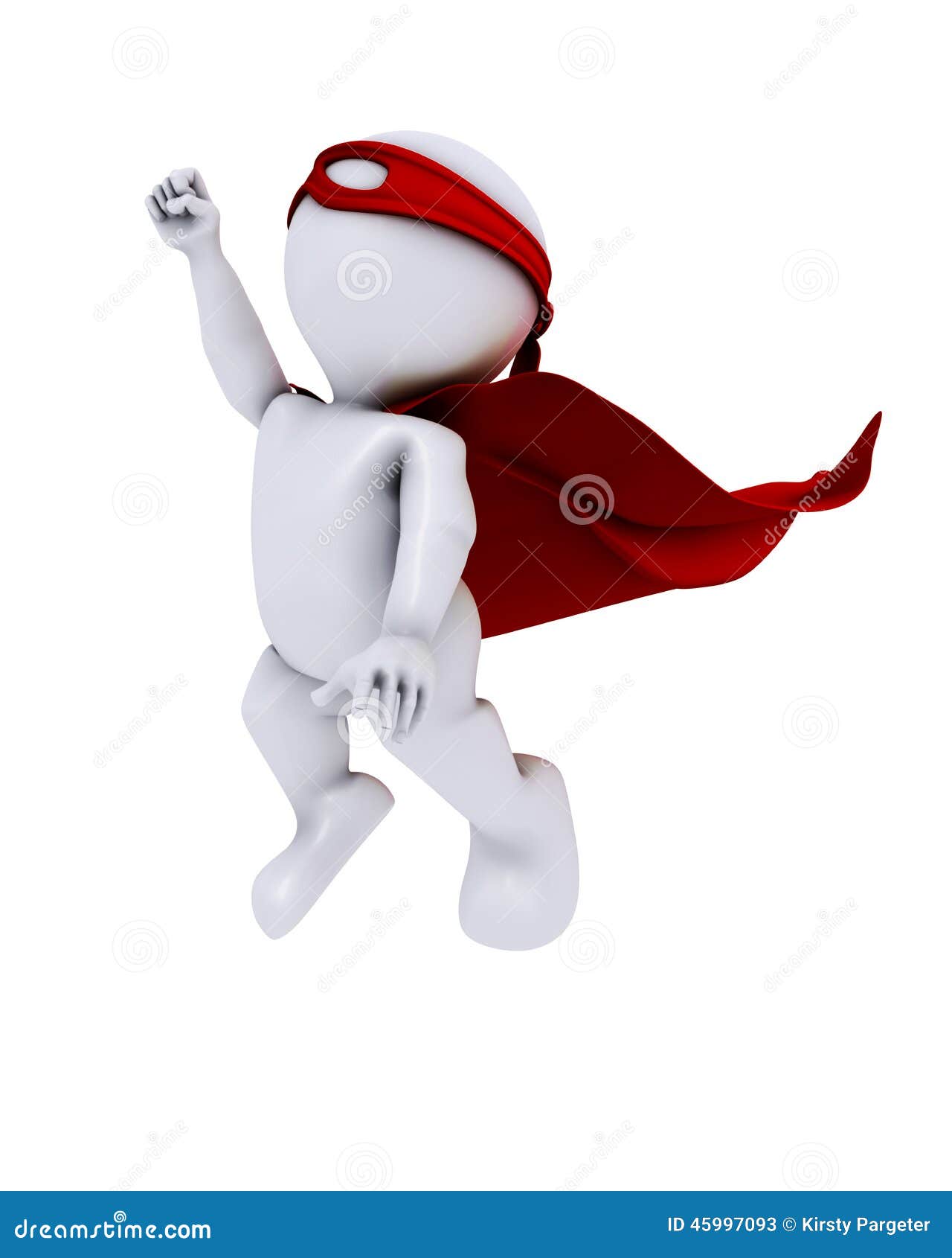 3D Morph Man Super Hero Stock Image | CartoonDealer.com #45997093