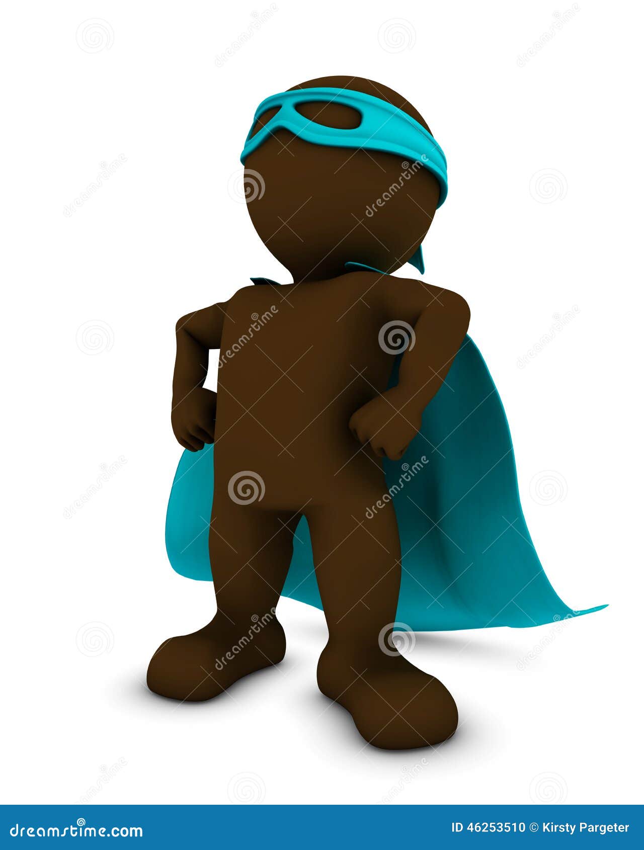 3D Morph Man super hero stock illustration. Illustration of super ...