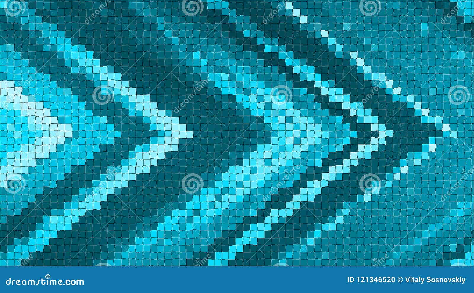 3D Mosaic Rendering Based on an Abstract Angular Composition Consisting ...