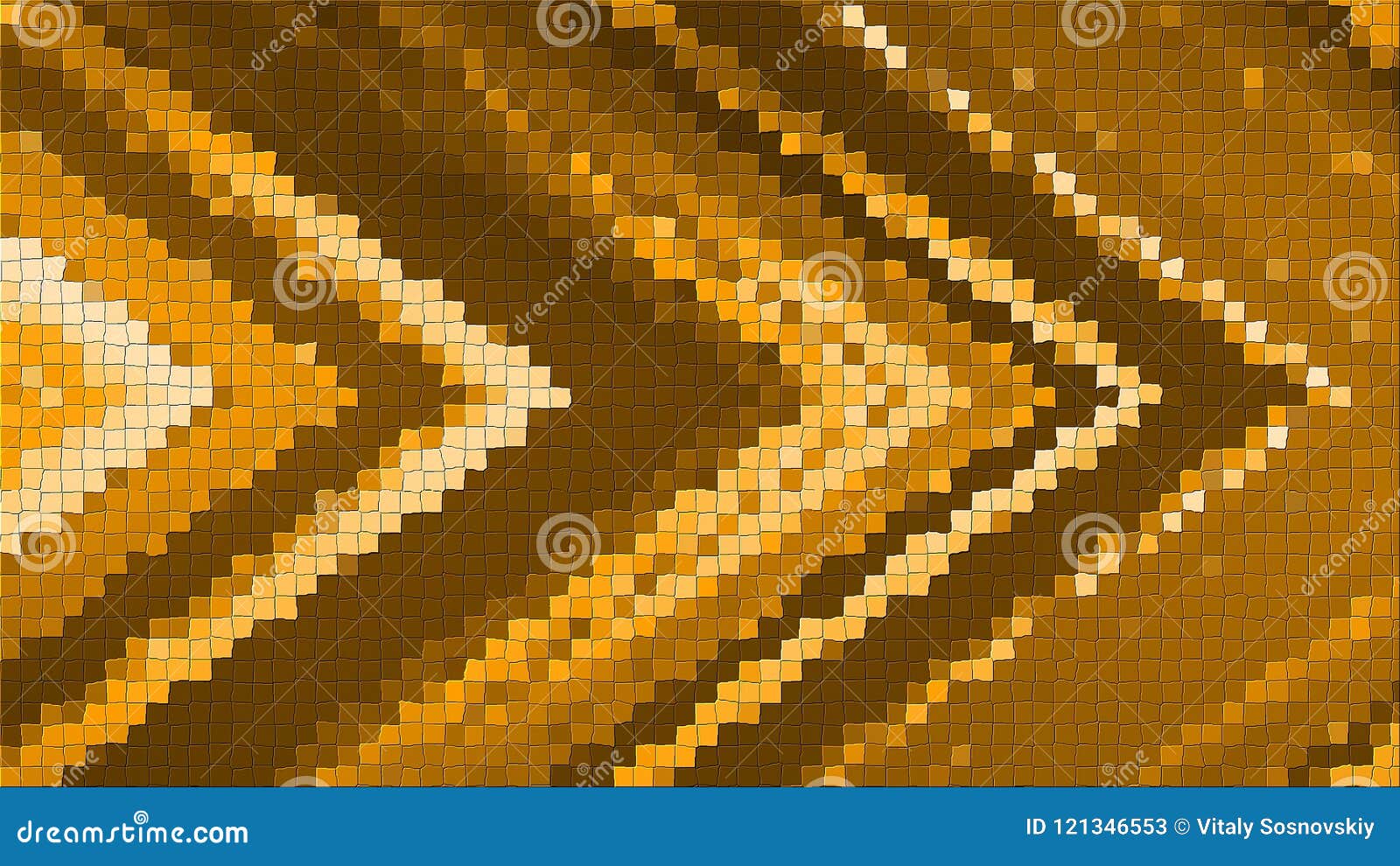 3d Mosaic Rendering Based On An Abstract Angular Composition Consisting Of Panels And Lines