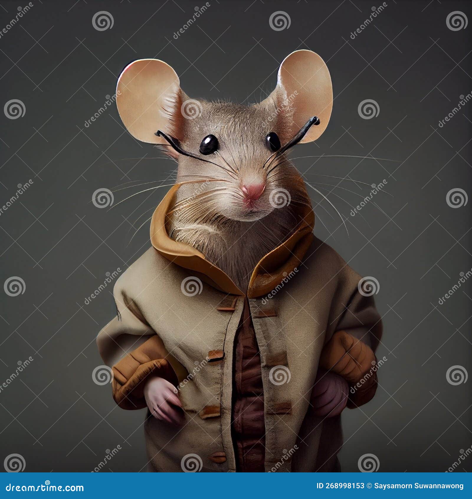 3D Mouse Avatar for Web Account or Games Online Stock Illustration ...