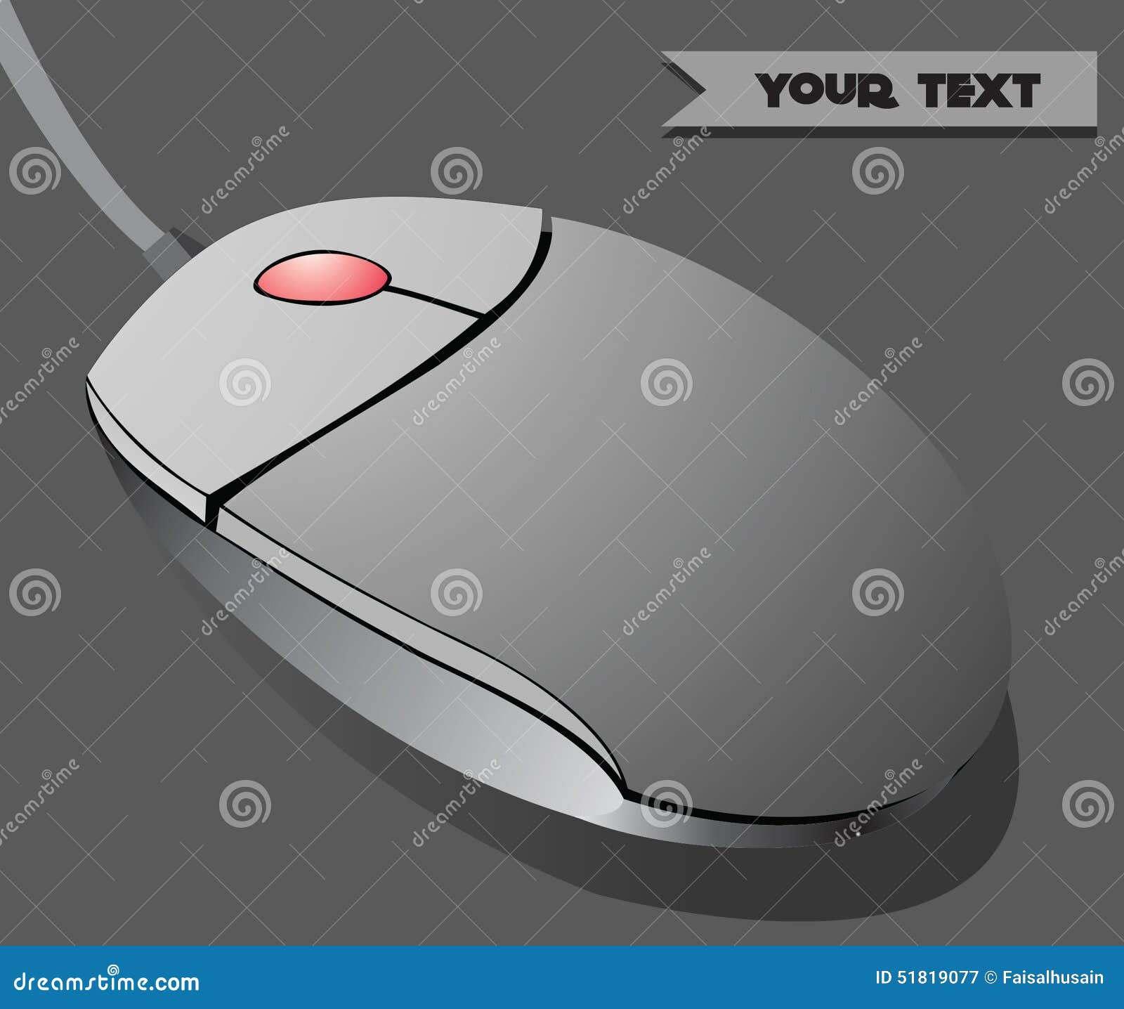 3D mouse computer stock illustration. Illustration of icon - 51819077