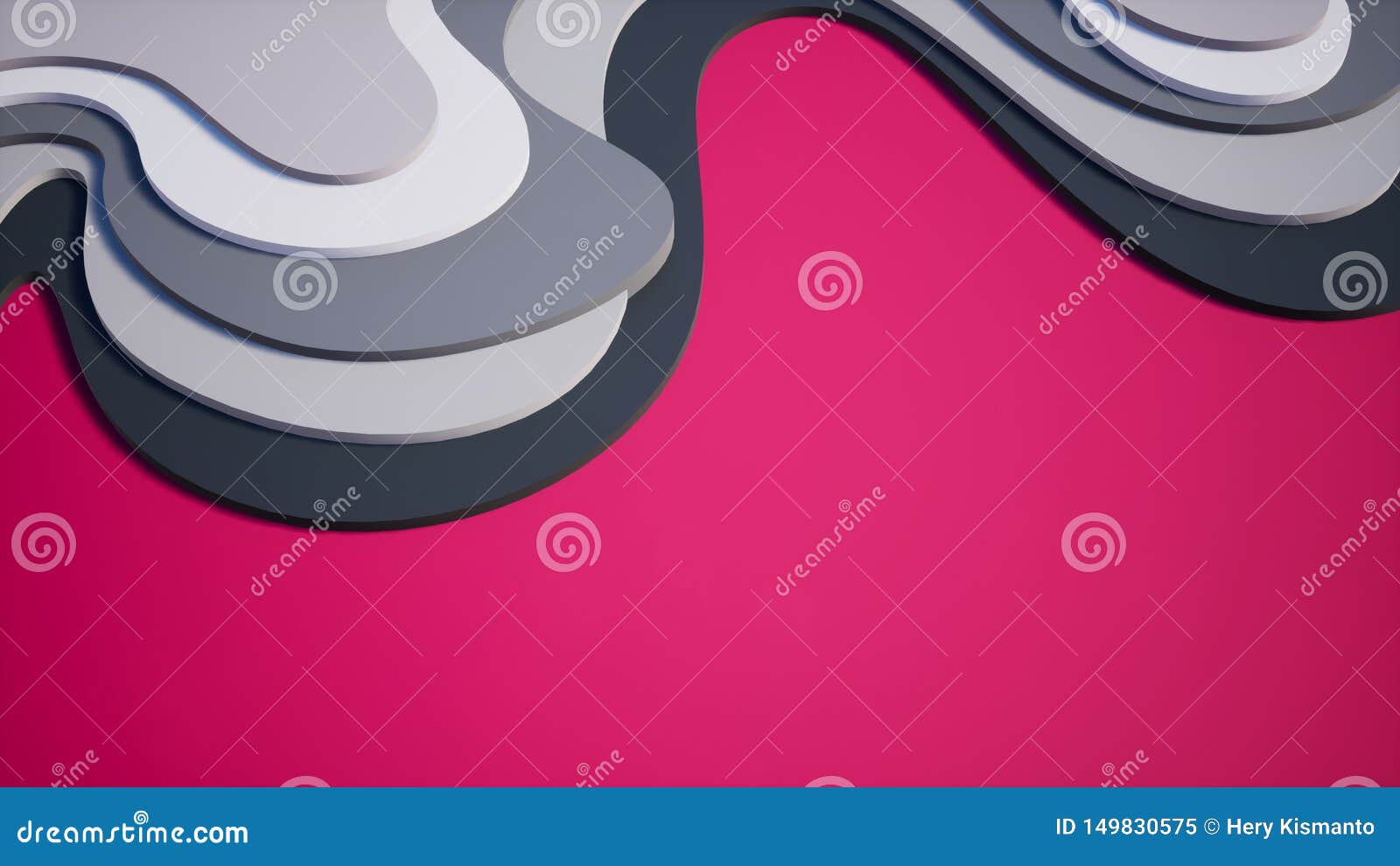 3D Multicolor Line Abstract Background Wallpaper Stock Illustration ...