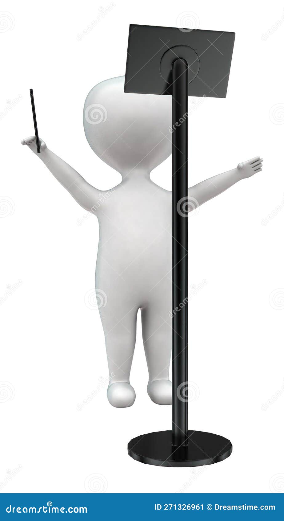 3d Musician Concept - 3d Render Stock Illustration - Illustration of ...