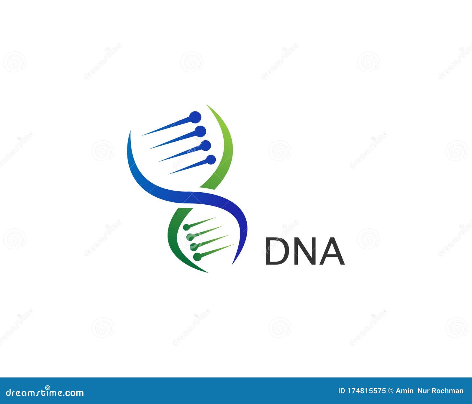 D,N,a logo vector stock illustration. Illustration of scientific ...