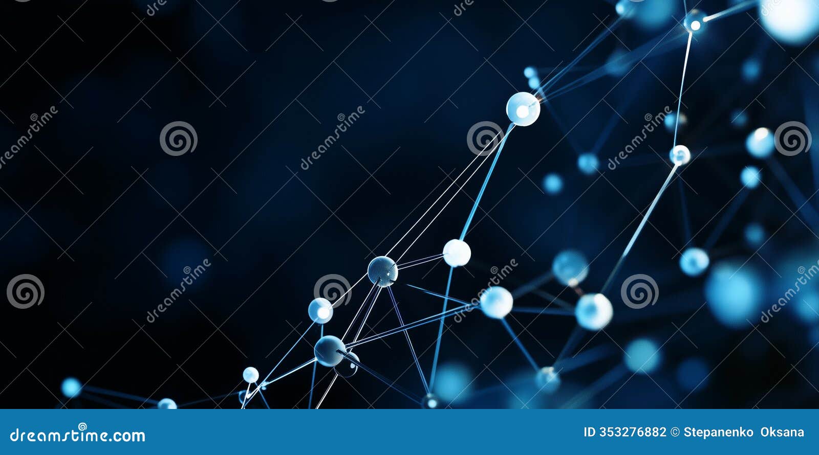 3D Nanotechnololy Dots Texture Cyberspace. Nano Fiber Chemical Modern ...