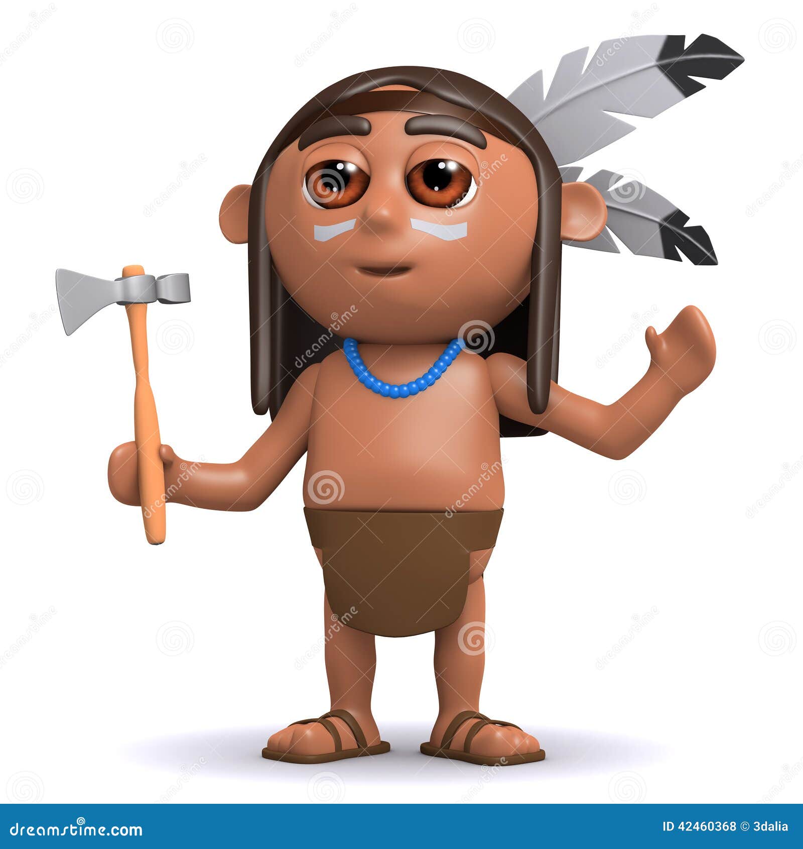 Native American Boy Cartoon