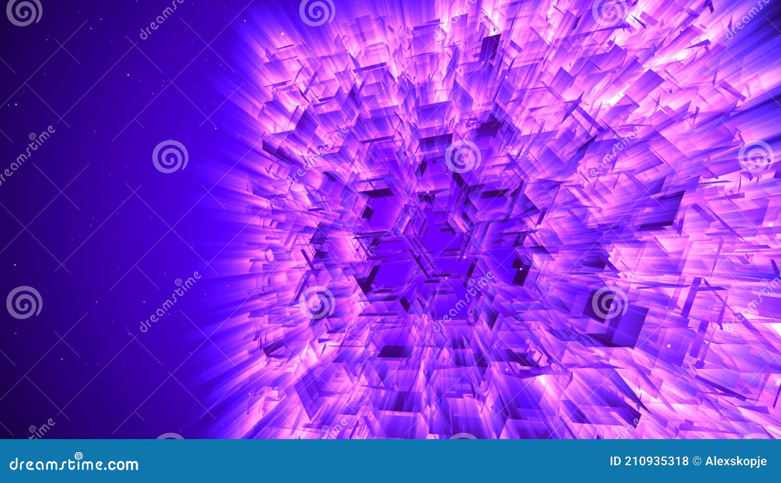 3D Neon Glow Honeycomb Object Stock Photo - Image of decoration, magic ...