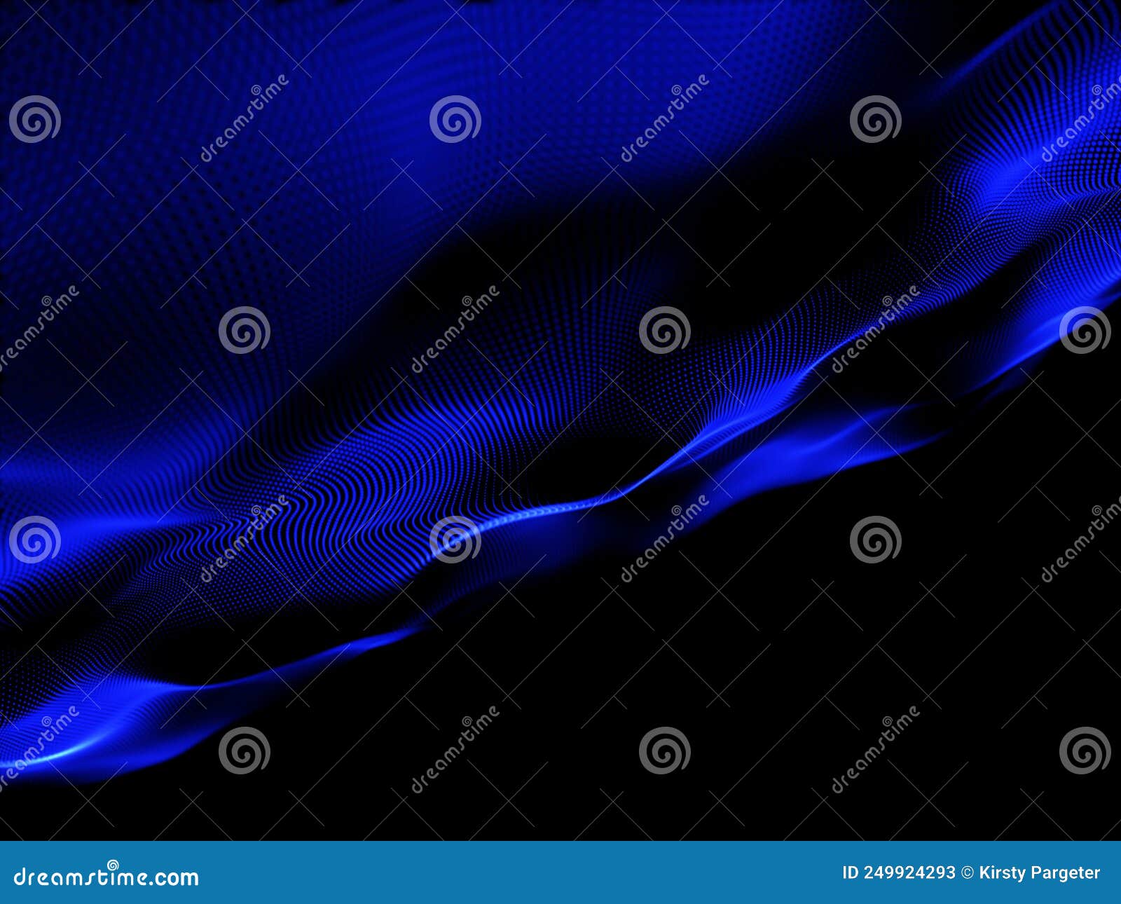 3D Network Connections Bavckground with Flowing Cyber Dots Stock ...