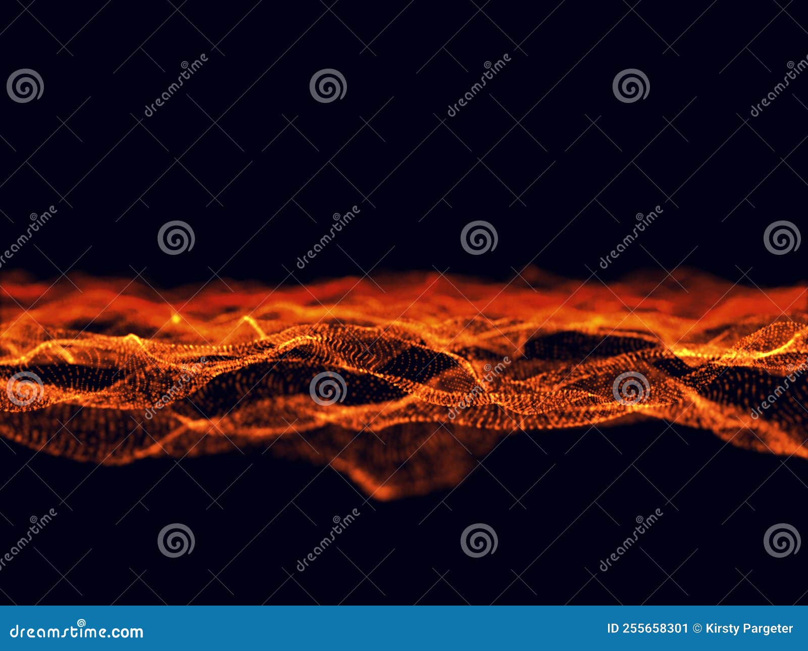 Network Flow On Night Megapolis City, Internet Of Things, High Speed ...