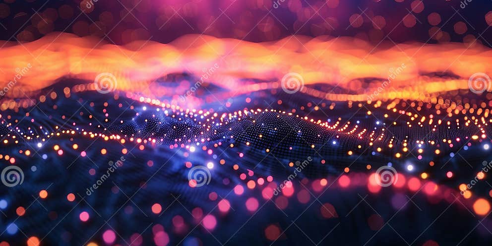 3d Network Grid with Interconnected Lines and Dots, Symbolizing Digital ...