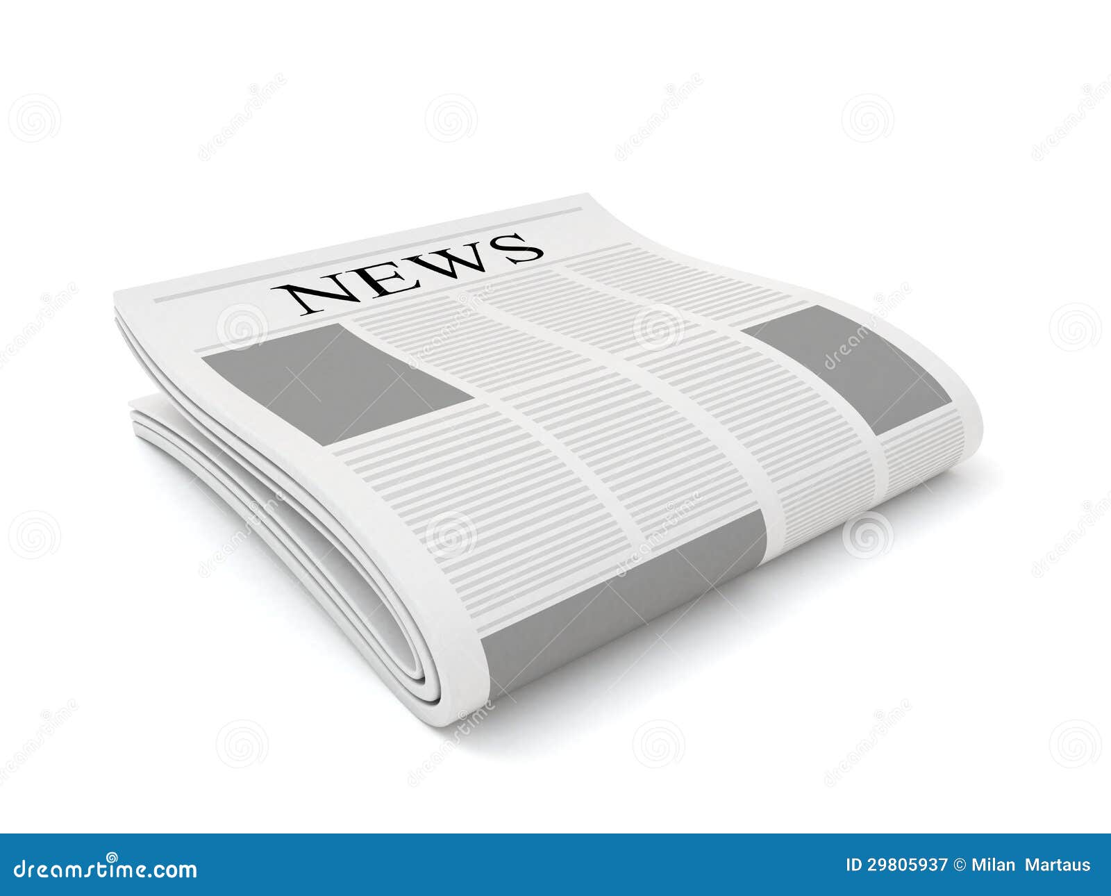3d newspaper stock illustration. Illustration of global - 29805937