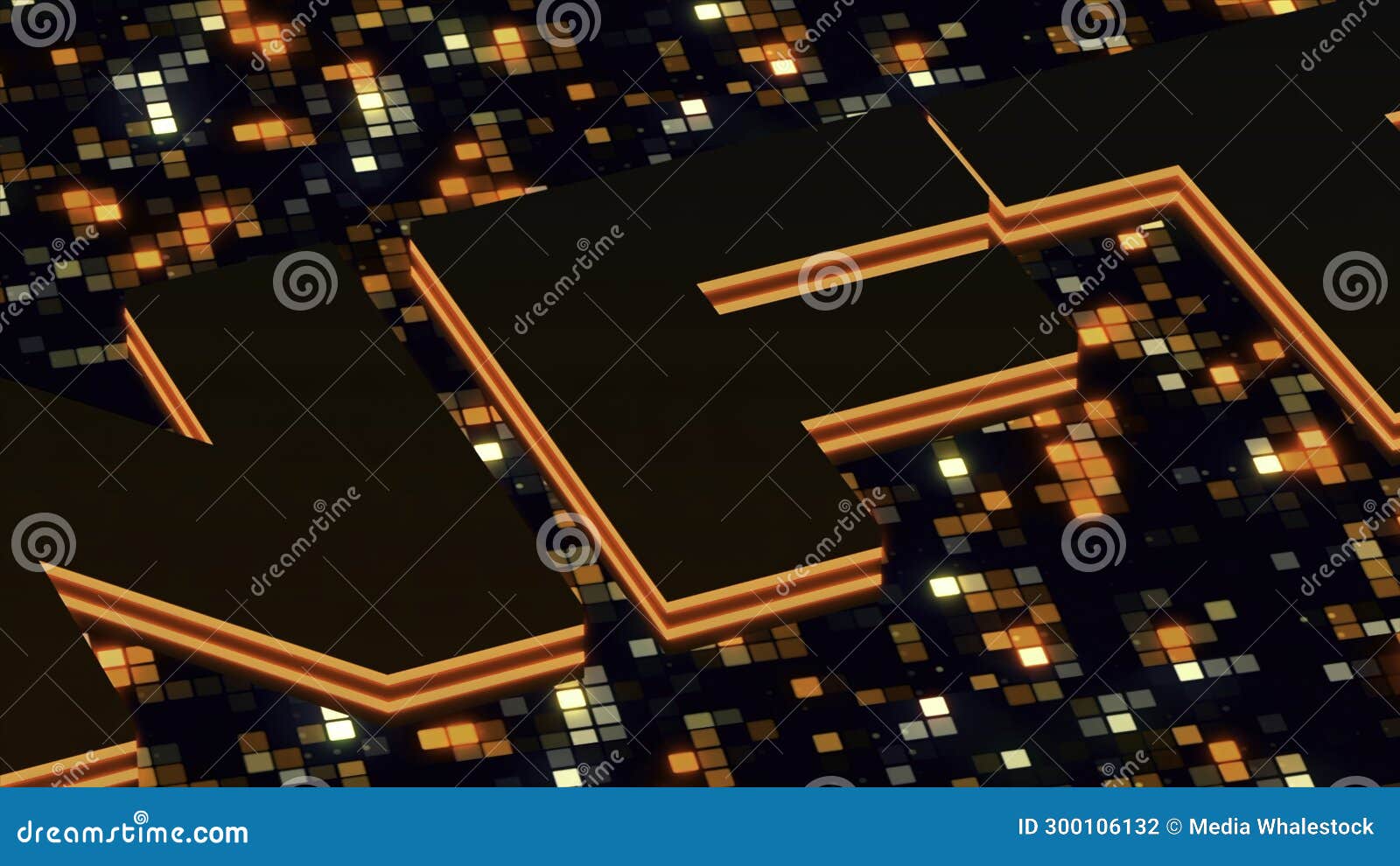 3D NFT on White Background. Motion. NFT Inscription on Background of ...