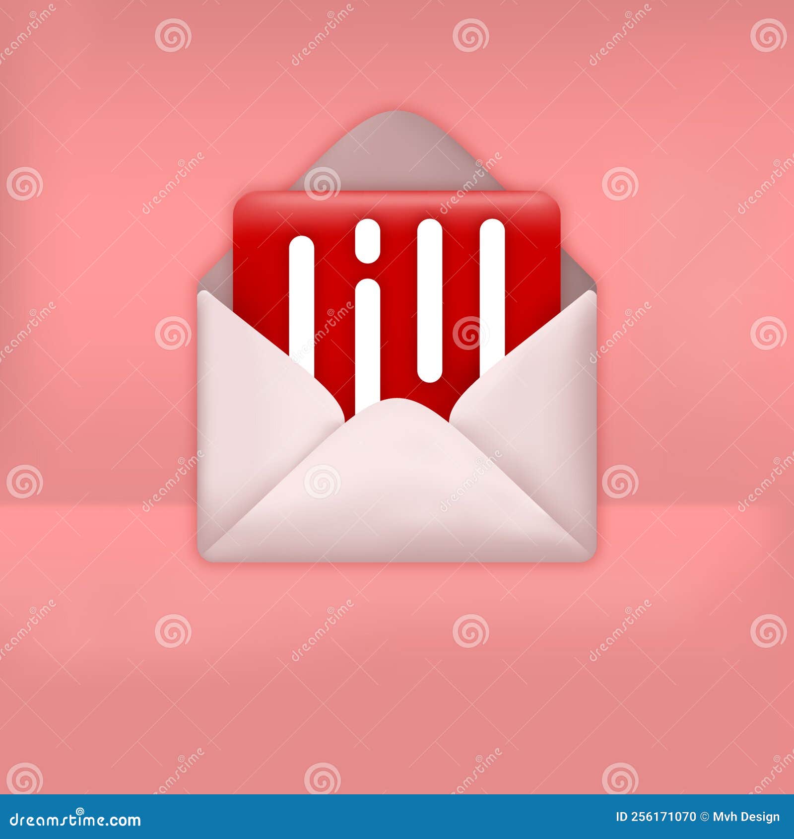 3d Notification Message Bubbles on Pink Background Free Vector Stock ...