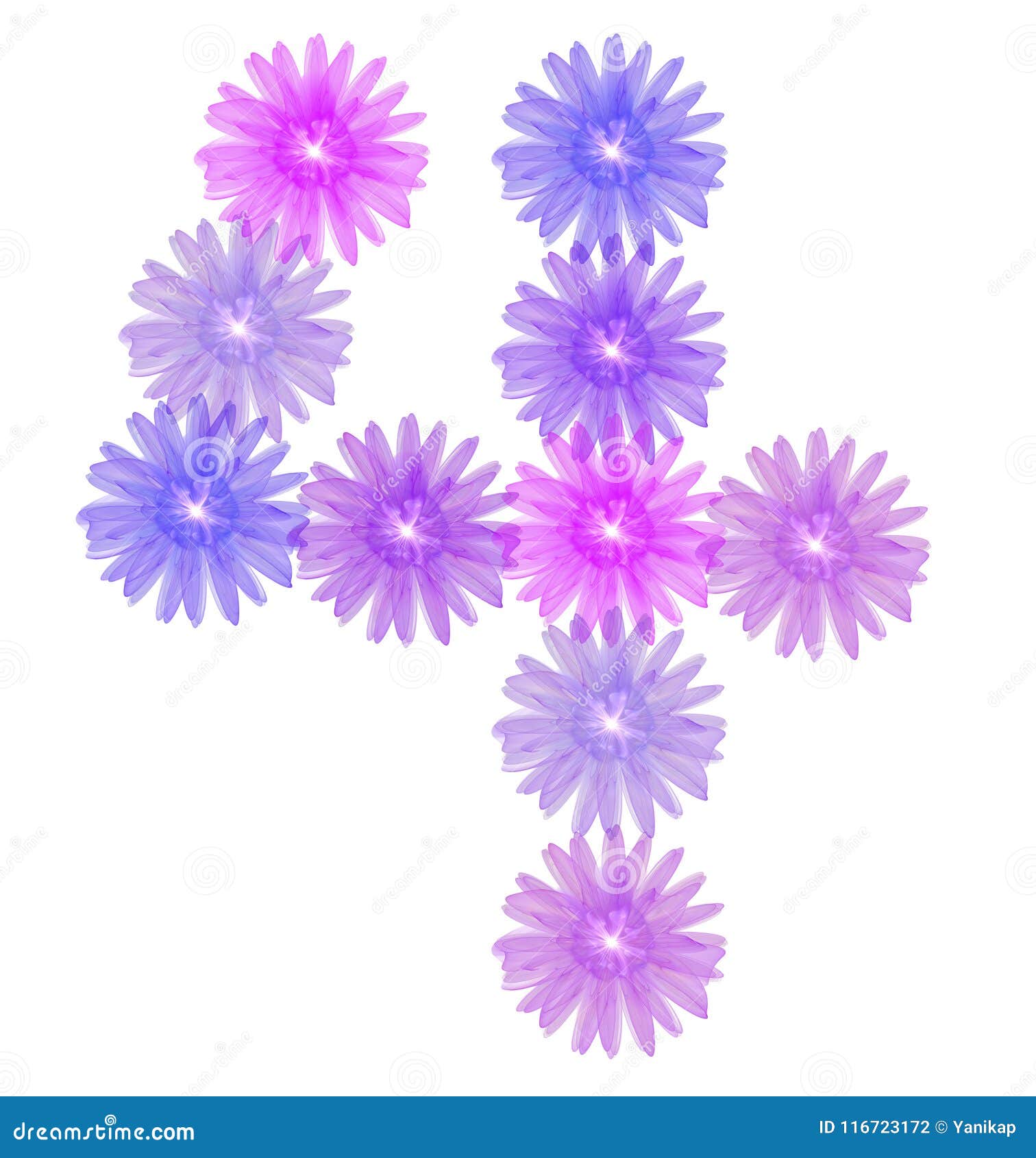 Four Purple Seamless Wallpapers Vector Illustration | CartoonDealer.com ...