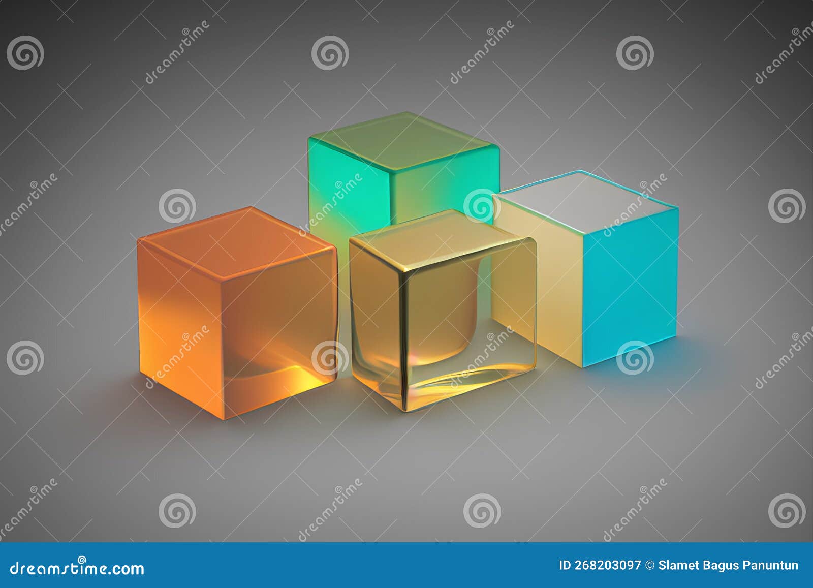 3D Object with Smooth Lighting Stock Illustration - Illustration of ...