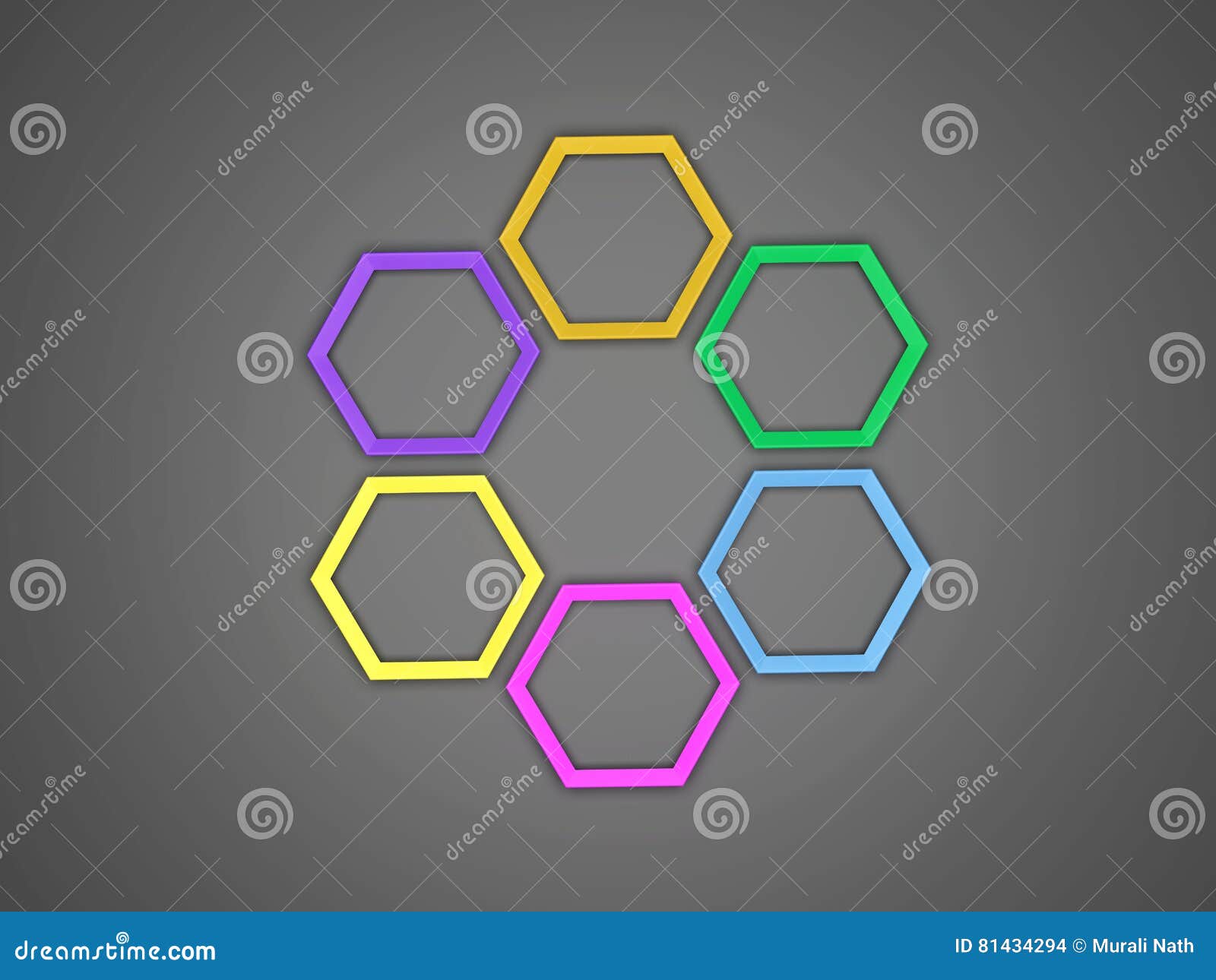 3D Octagon Template Layout Stock Photography | CartoonDealer.com #81436826