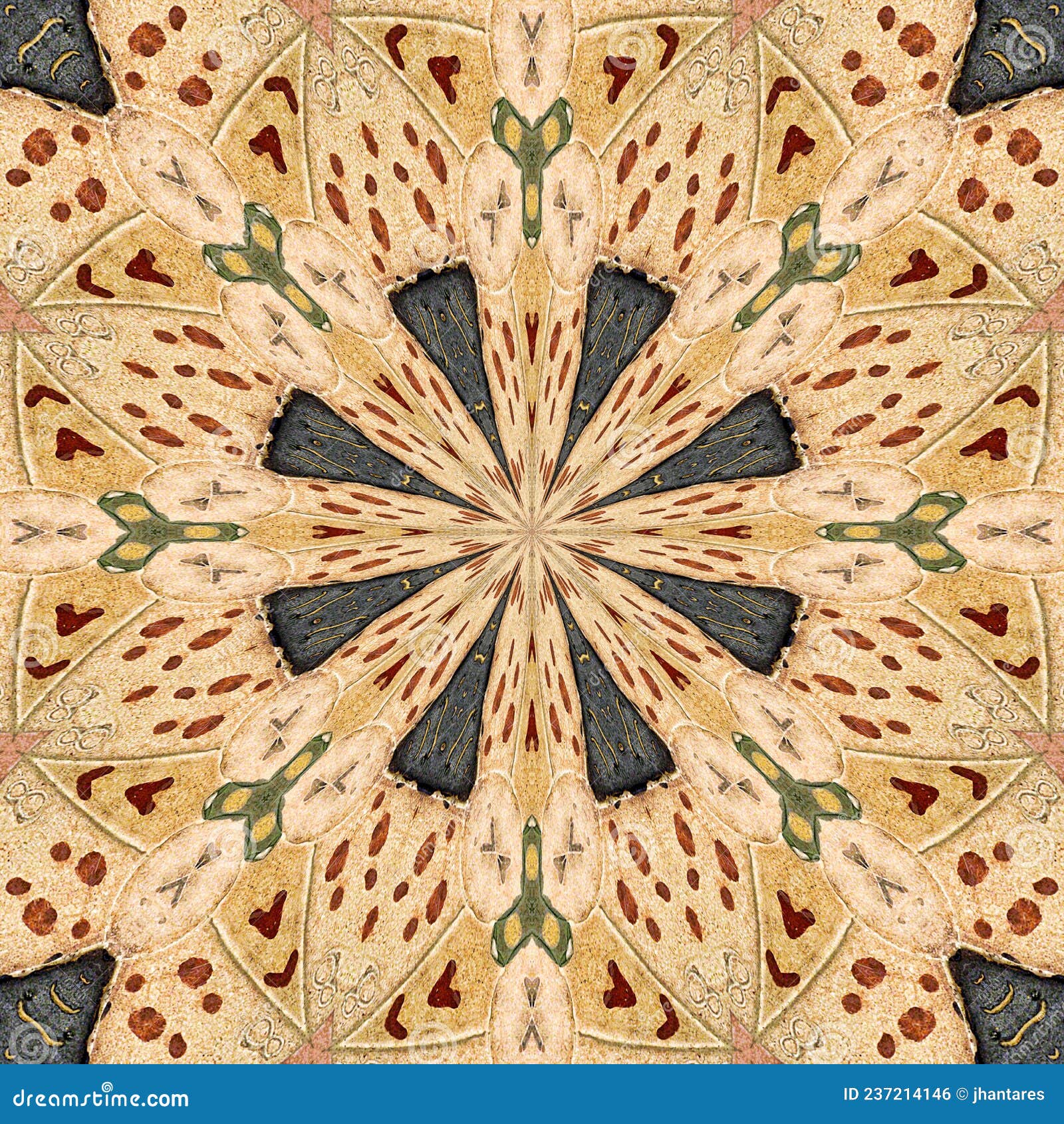 3d Octagonal Geometric Tile Pattern Stock Illustration - Illustration ...