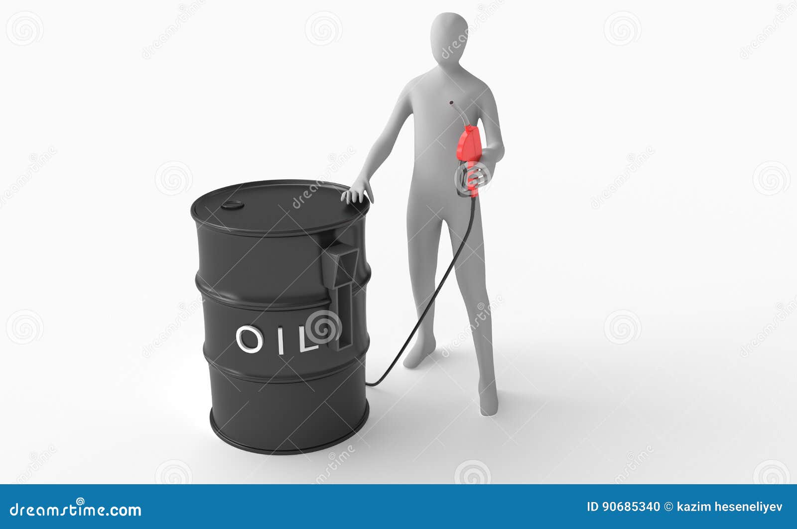 3d oil pump fuel coins stock illustration. Illustration of gasoline ...